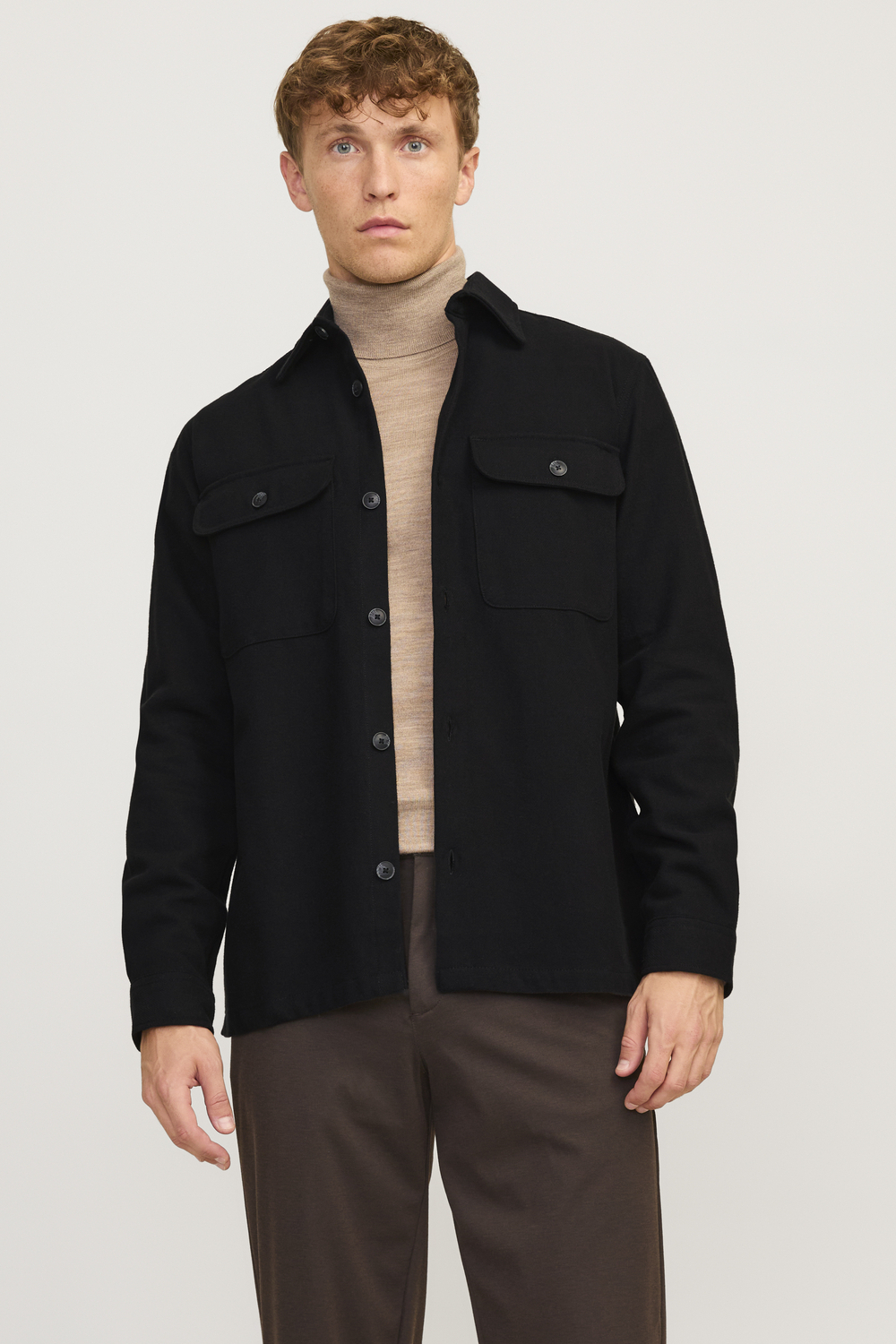 jprraymond melange solid ls overshi 12263645 jack & jones jprraymond melange solid ls overshi 12263645 jack & jones